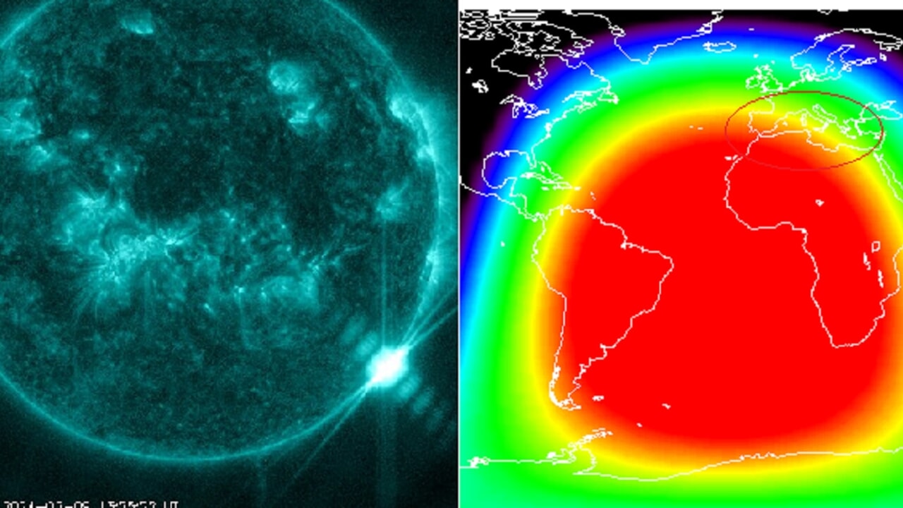 Maxi explosion on the Sun, the Earth in the sights of a gigantic sunspot