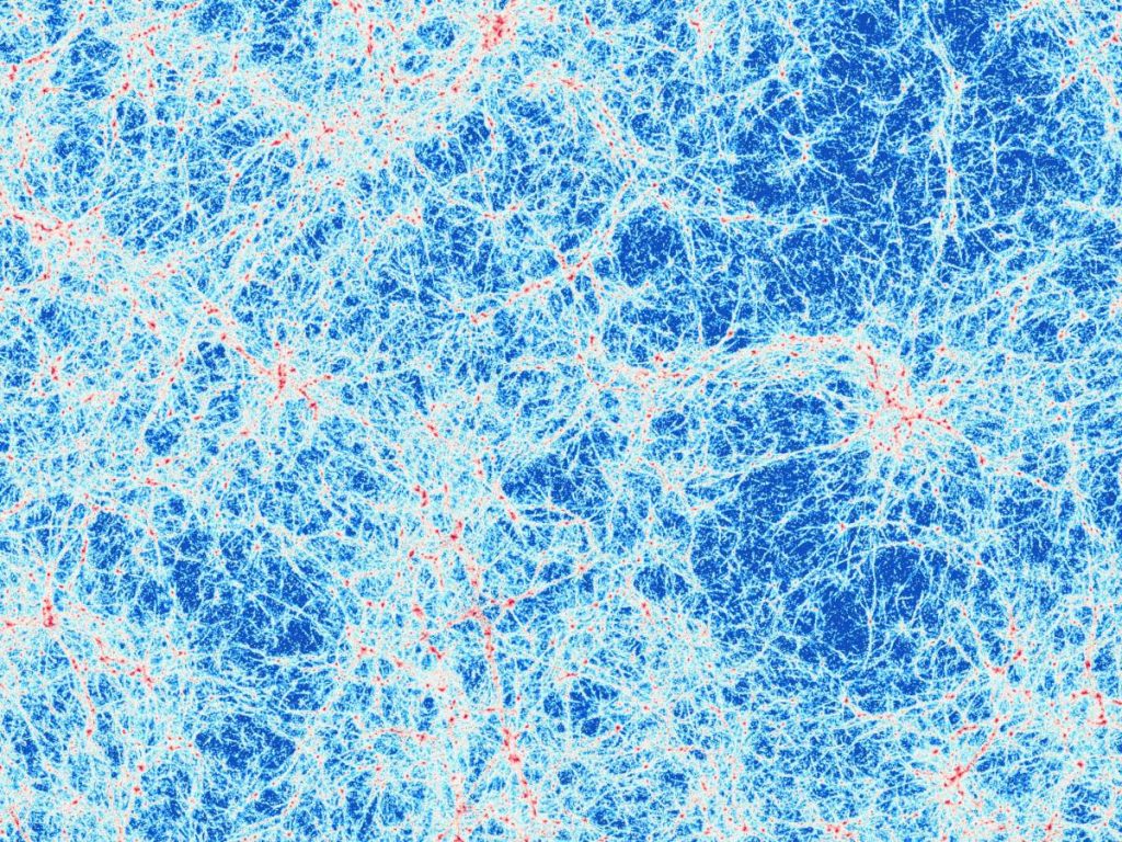 For the first time, the "cosmic spider web" of the universe is photographed